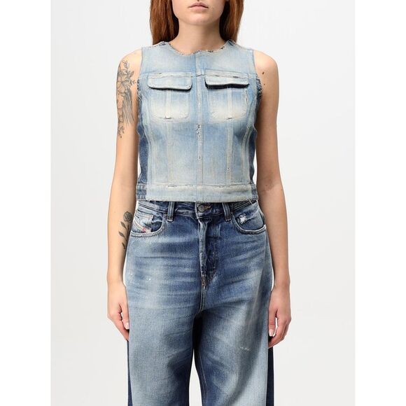 Diesel | Sweaters | Diesel Top Woman Denim | Poshmark